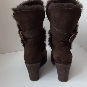 Emu | Shoes | Emu Naturally Australian Sheepskin Wedge Boot | Poshmark